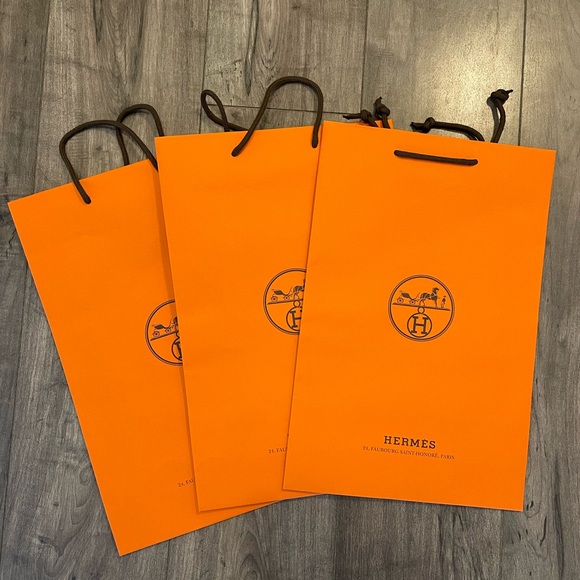 Hermes | Bags | Authentic Original Hermes Paper Bag Medium Priceeach ...